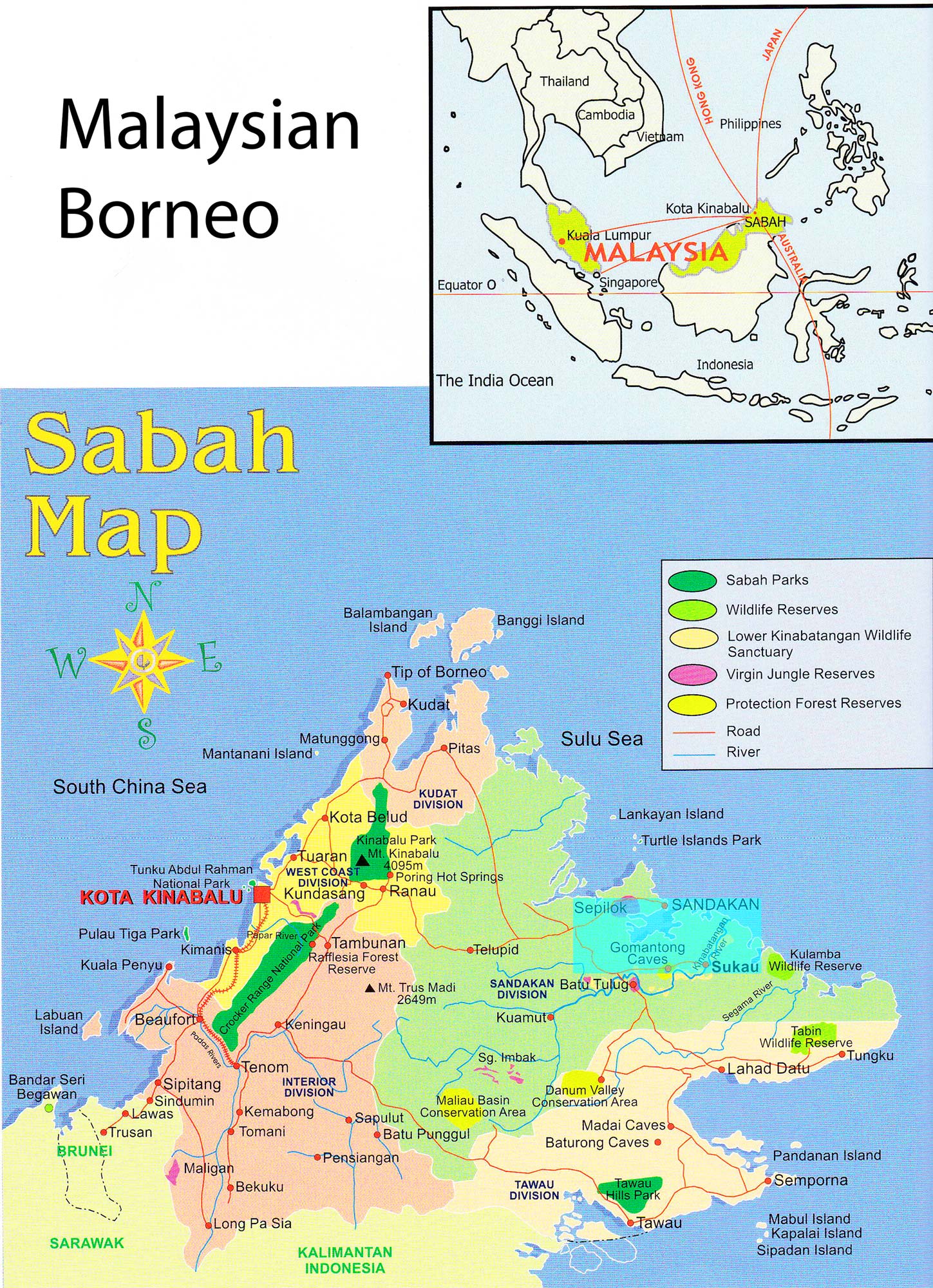 sabah-mapsl – Adventure Traveler